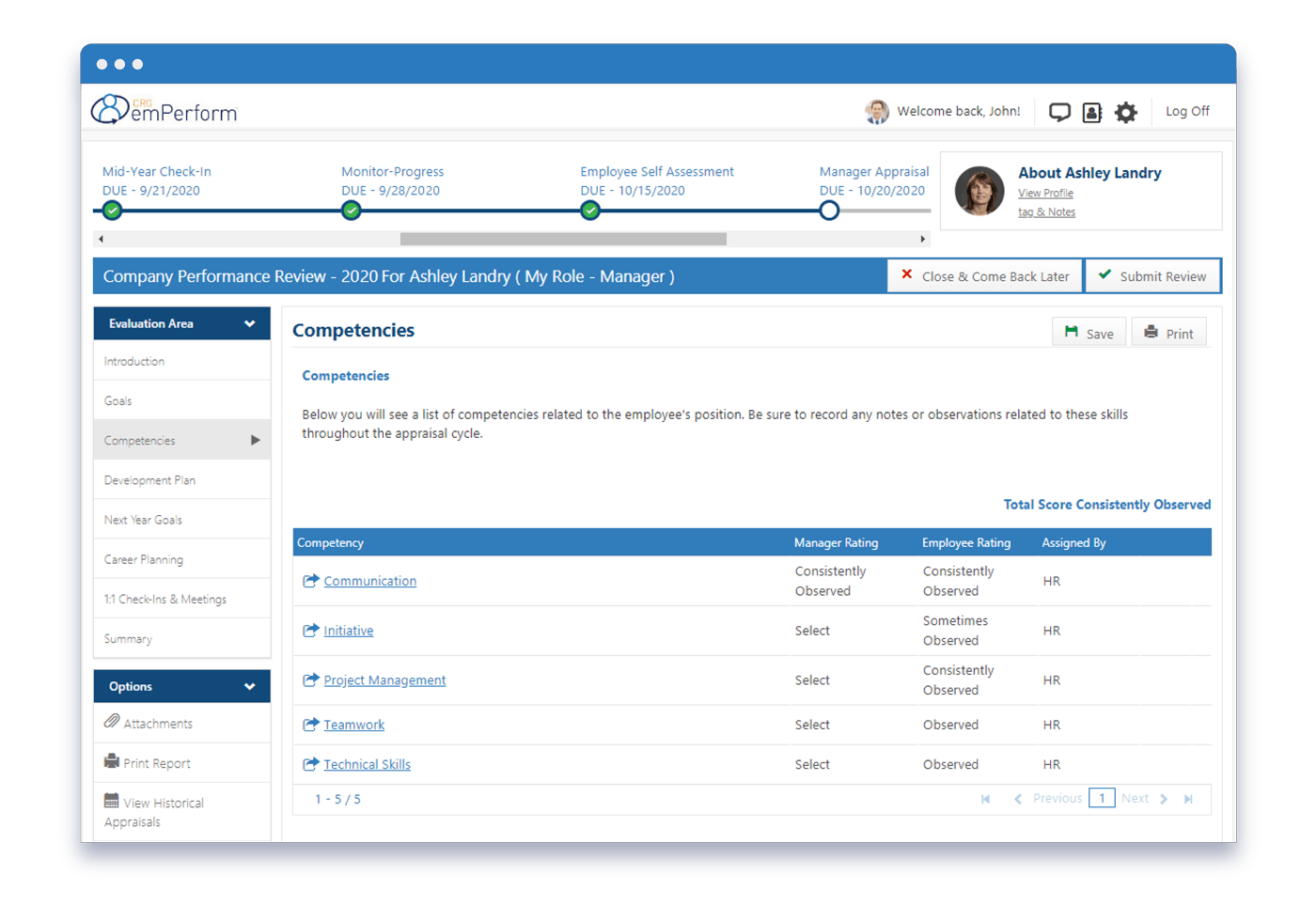 Complete Employee Performance Management Software | CRG emPerform